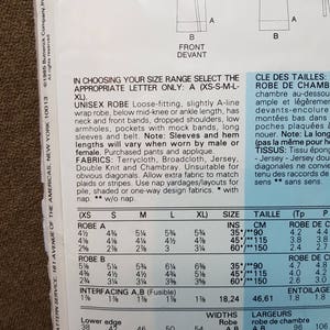 Sewing Pattern for Men's Robe and Women's Robe - Long or Short ...