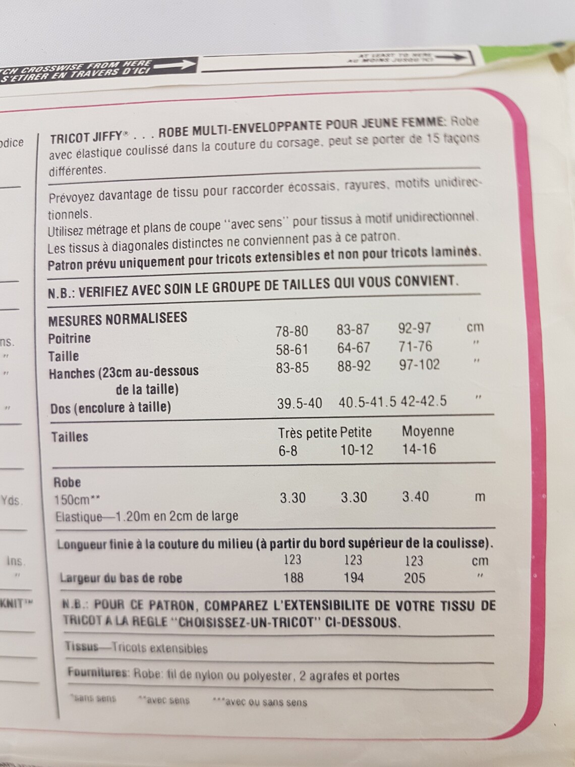 Bust 32.5/34 Convertible Dress Pattern Multi-wrap Maxi - Etsy Canada