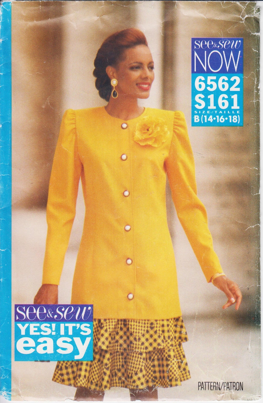 Easy Sewing Pattern for Women's Suit With Flounced Skirt - Etsy
