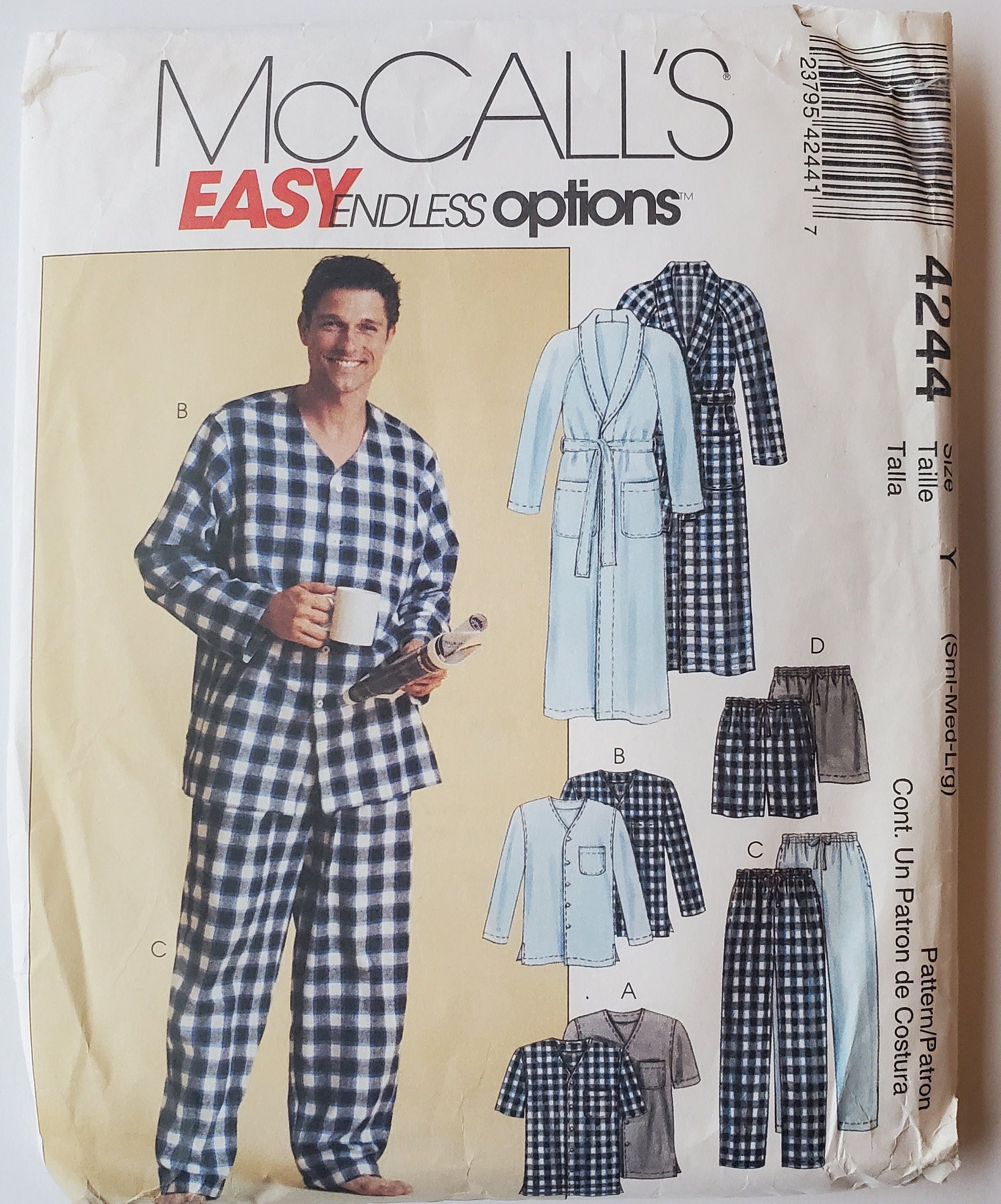 Sewing Patterns Sewing & Needlecraft New Look 6816 Unisex Robe ...