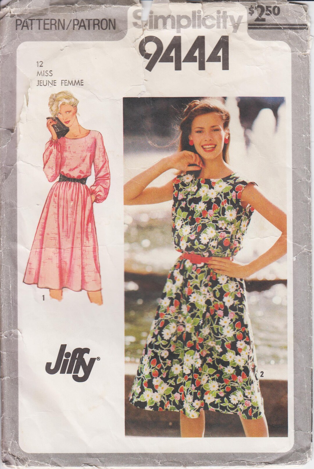 Sewing Pattern for Jiffy Dress ,- Vintage Dress Pattern - Dress With ...