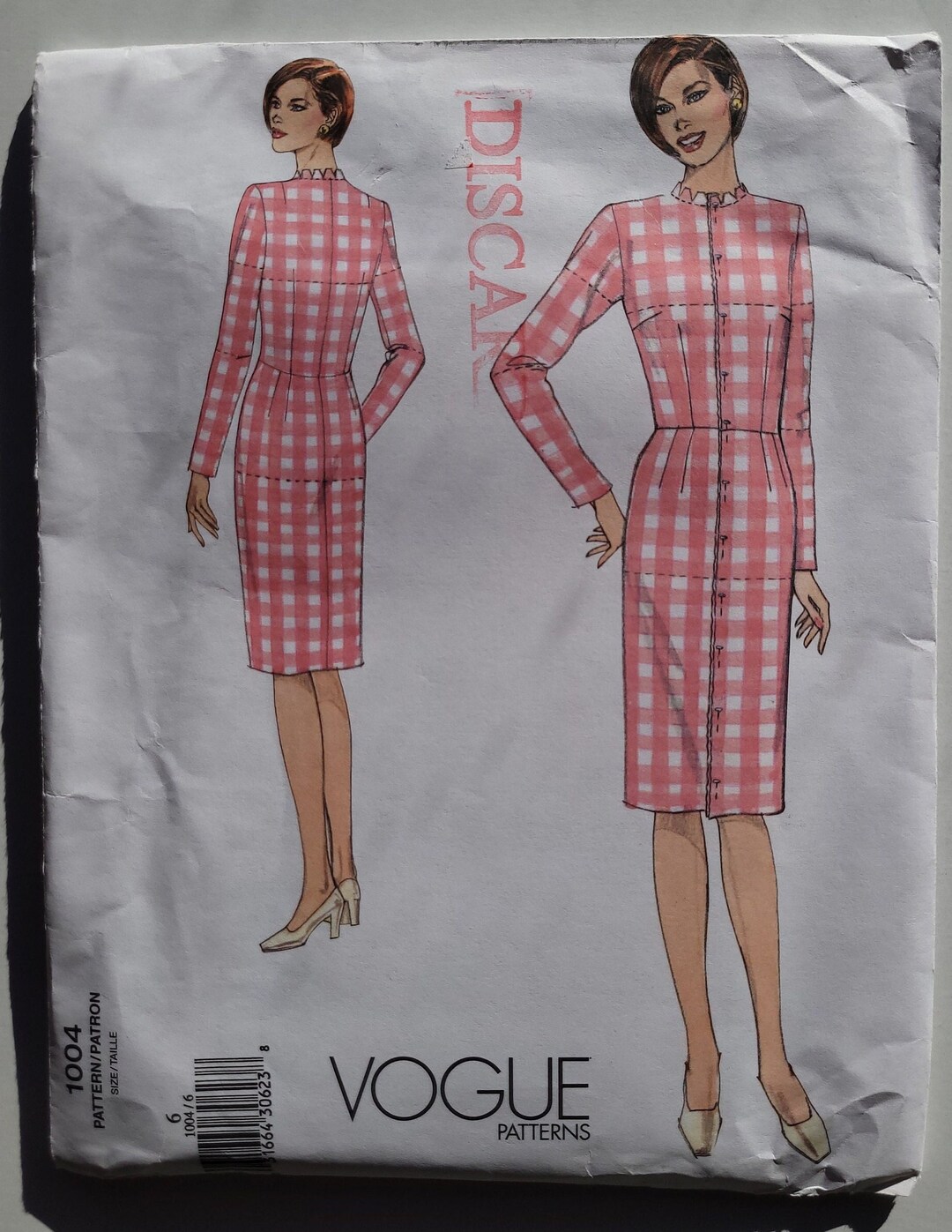 Shell Dress Sloper Sewing Pattern, Fitted Mid-knee Dress With Straight ...