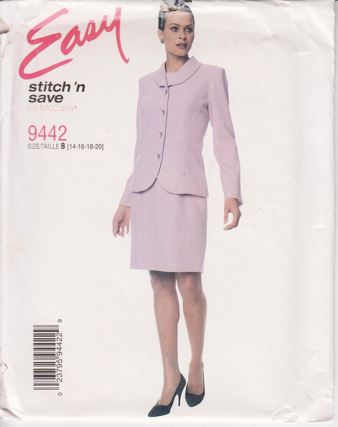 Easy Dress Suit Pattern - Sewing Pattern for Lined Jacket and Frock W ...
