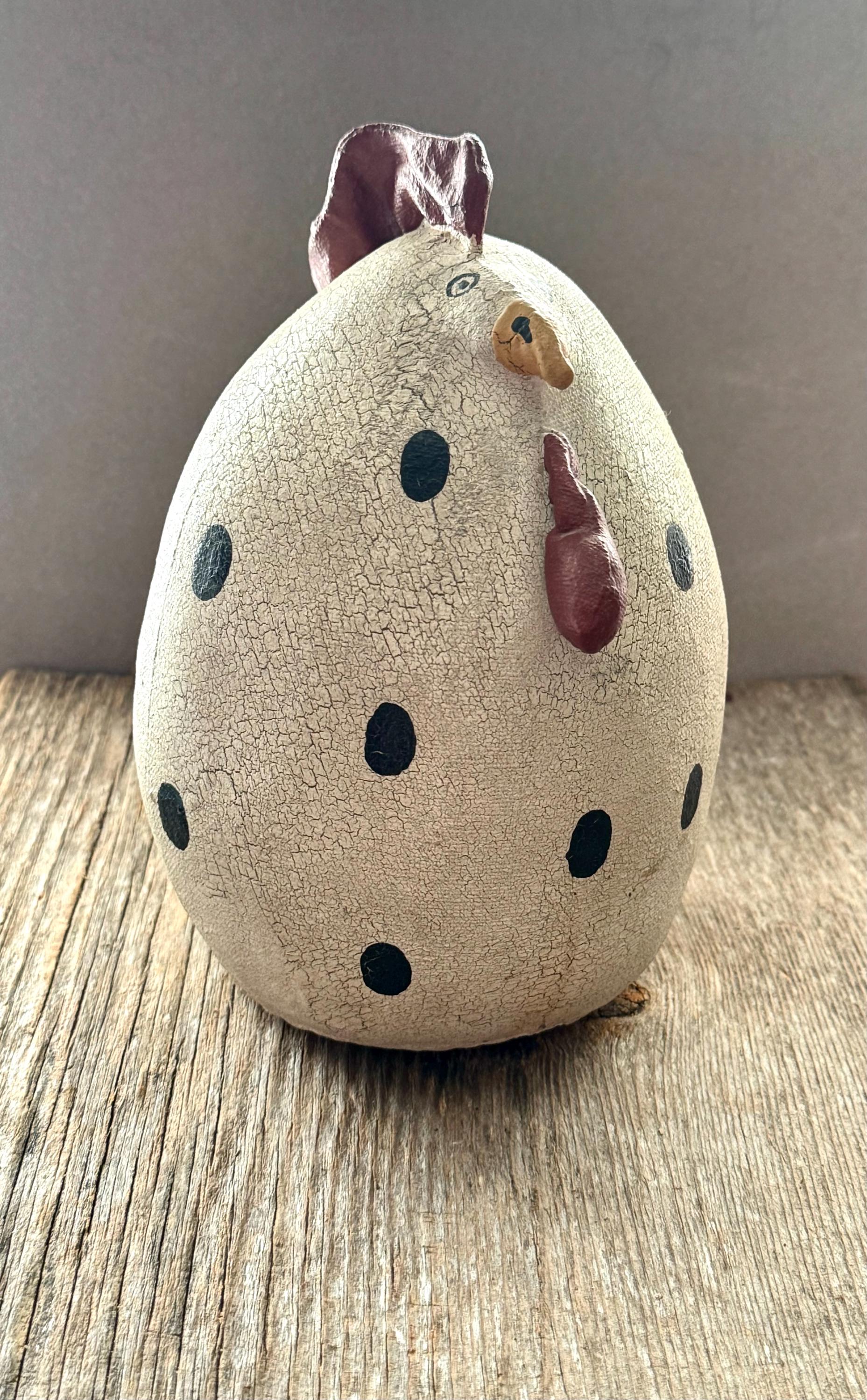 Vintage Canvas Chicken, Humorous Home Decor, Chicken Lovers, Handmade ...