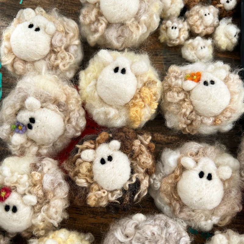 Needle Felted Sheep - Etsy