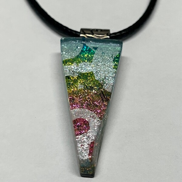 Fused Glass Triangle - Etsy