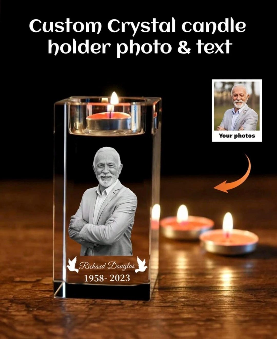 Custom Candle Holder - Etsy