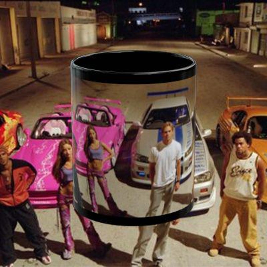 Fast & Furious Tribute Mug | Black Coffee Cup | Car Enthusiast Gift ...