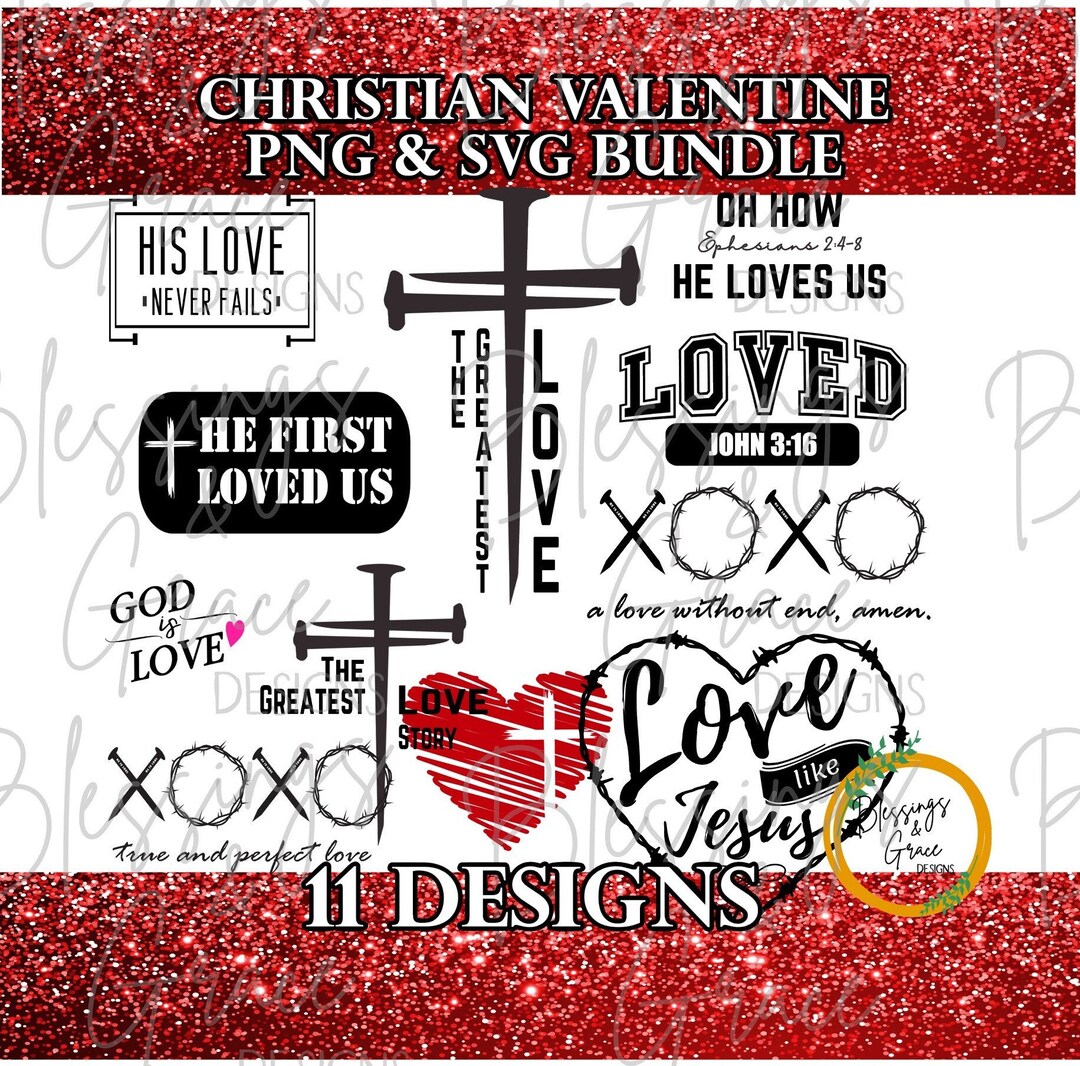 Christian Valentine SVG, Christian Valentine PNG, Valentine PNG ...