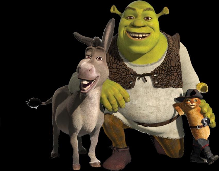 Shrek, Shrek Png File, Png Bundle, Vector, Cricut, Silhouette, Cut ...