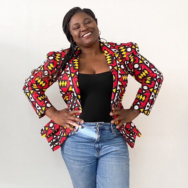 Shop African Print Jacket - Etsy