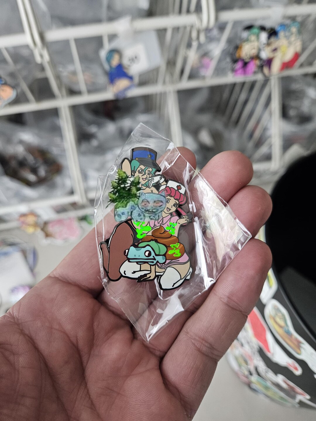 Anime Waifu Pin Twins - Etsy
