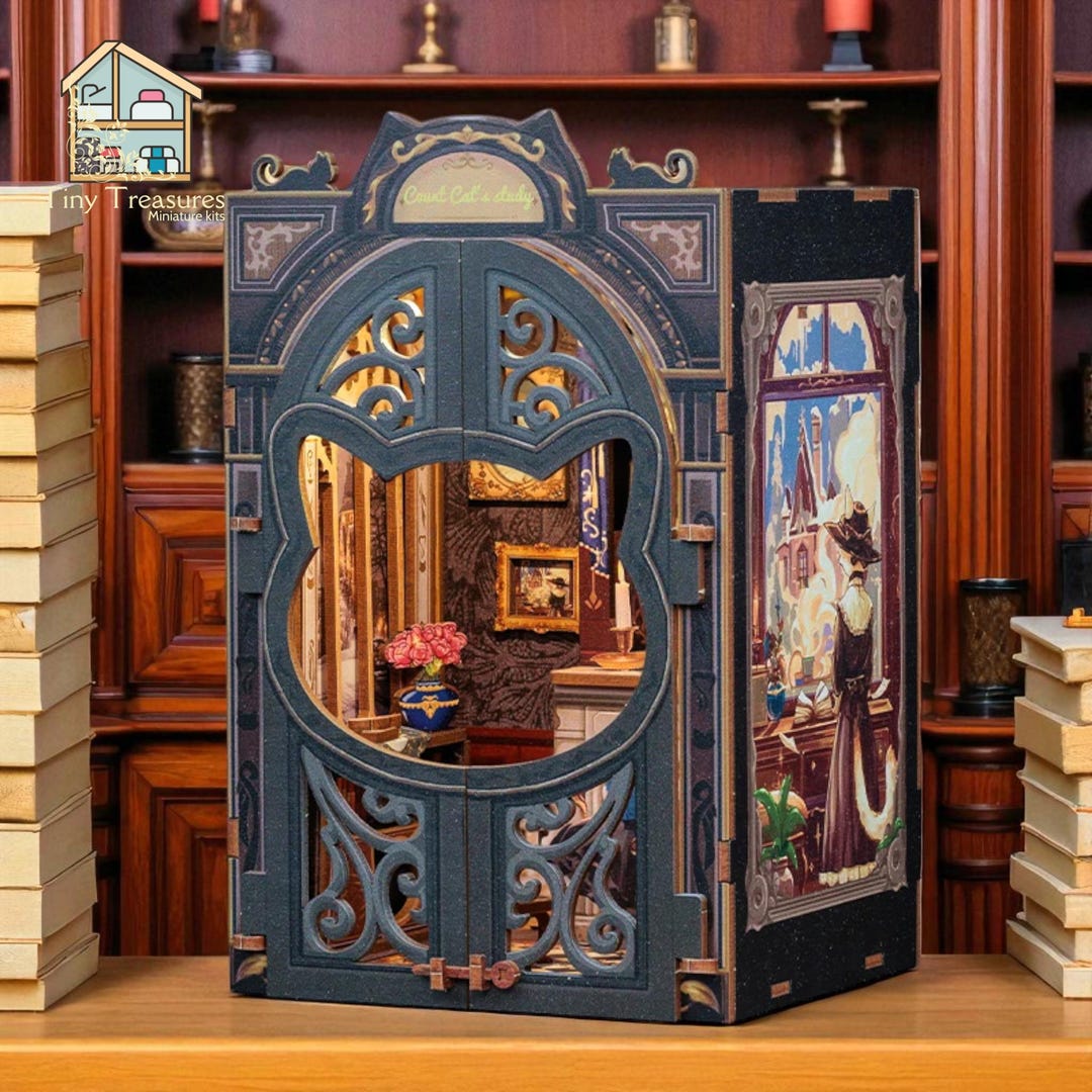 Dollhouse Furniture DIY, Mini Room Kit, Dollhouse Decoration Kit ...