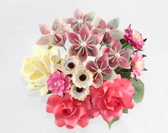Paper flower bouquet | Etsy