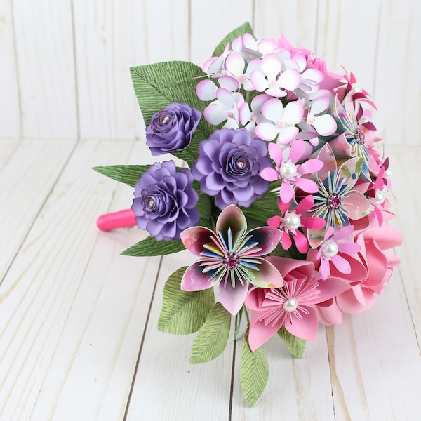 Paper Flower Bouquet - Etsy