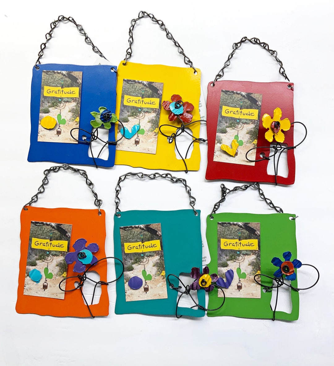 FLOWER Magnetic Hanging Metal Board With Magnets Multiple Colors and ...