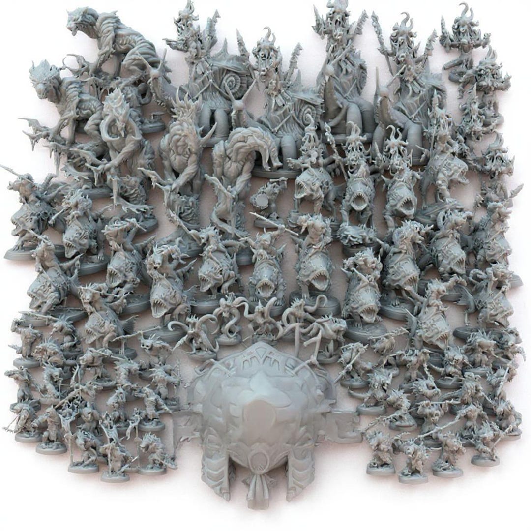 STL 3D Pack Cult of the Pale One Part 1 | Tabletop, RPG, Pathfinder ...