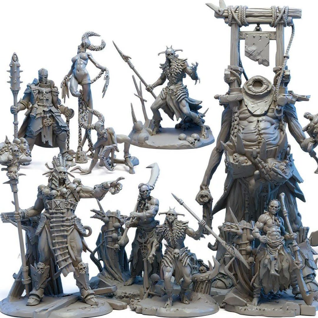 STL 3D Pack Headhunters| Dnd, Tabletop, RPG, Path Finder, Miniature - Etsy