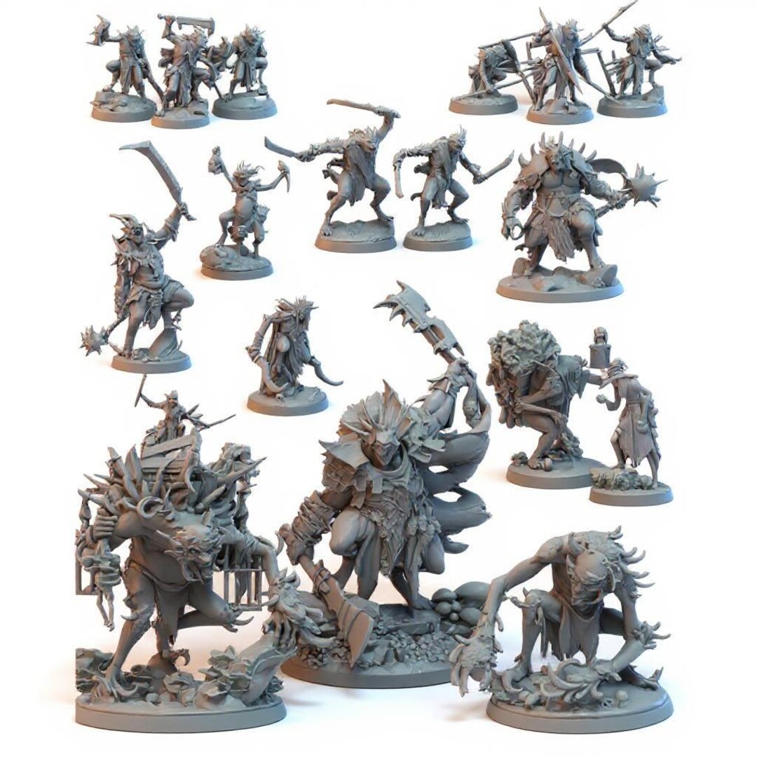 STL 3D Pack Goblin Grotto | Dnd, Tabletop, RPG, Path Finder, Miniature ...
