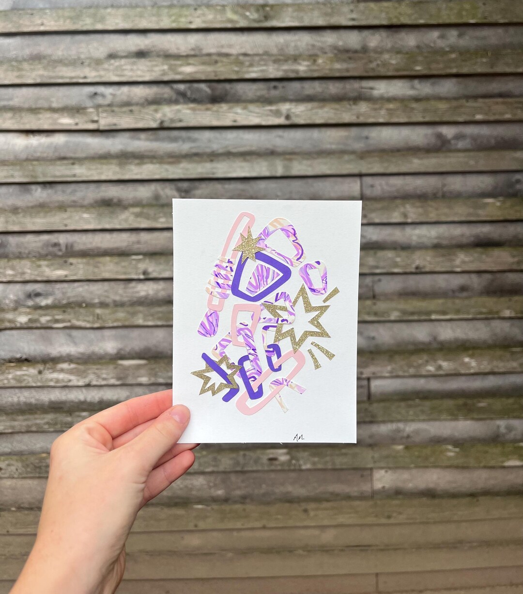 Orginal Paper Collage Art - Etsy