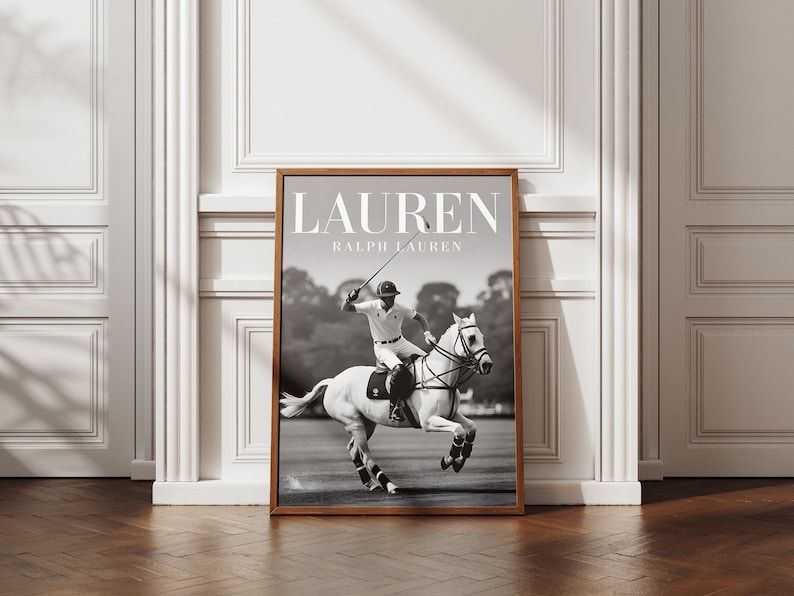 Ralph Lauren Wall Art, Luxury Black and White Print, Luxury Home Decor ...