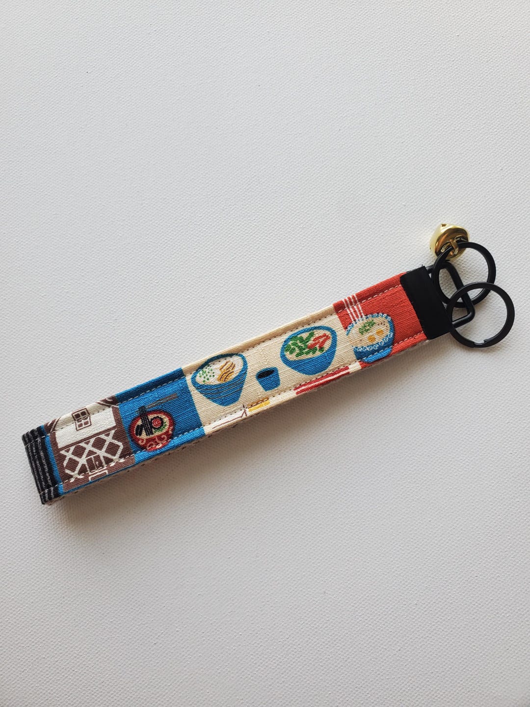 Wristlet Keychain With a Jingle Bell - Etsy