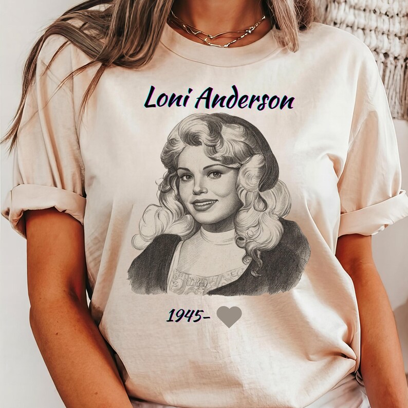 Loni Anderson Tribute Tee: Retro 80s TV Memorial Shirt - Etsy