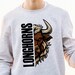 LONGHORNS Mascot SVG, School Spirit Gameday Design Png, Longhorns Face ...