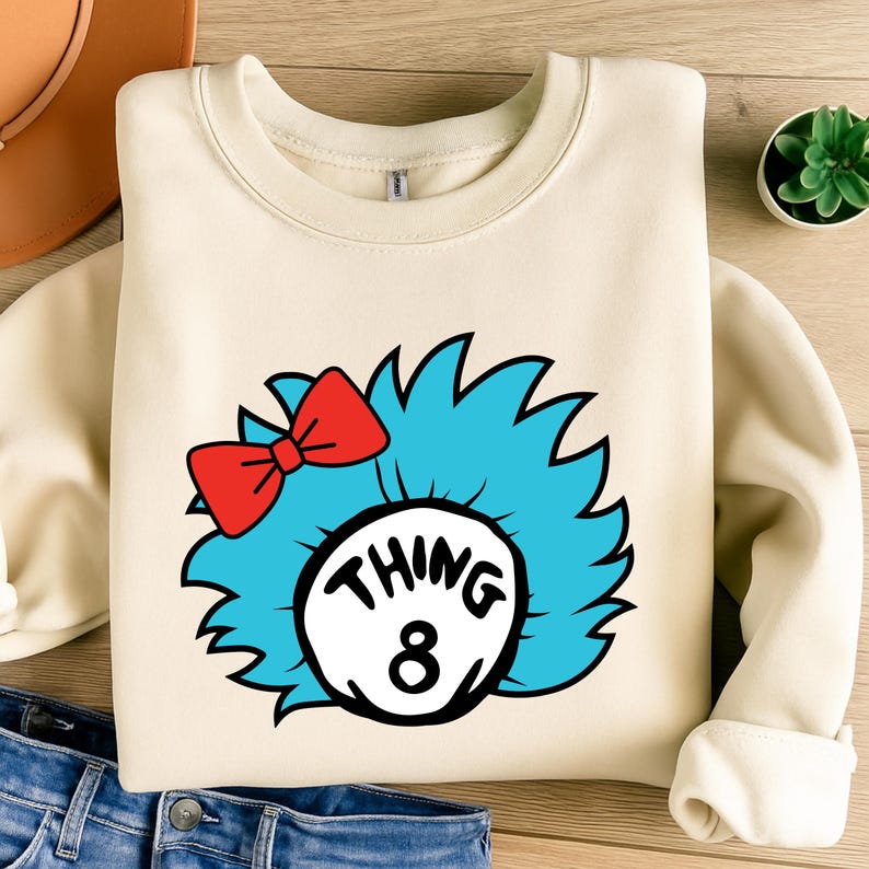 Thing 1 2 3 4 Bundle, Thing 1 To8 SVG, Thing 1 Thing 2 SVG, Thing 1 ...