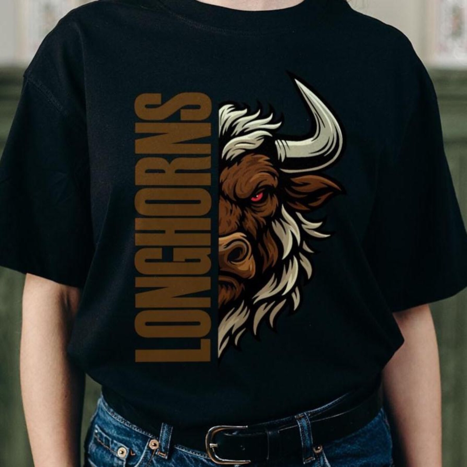 LONGHORNS Mascot SVG, School Spirit Gameday Design Png, Longhorns Face ...