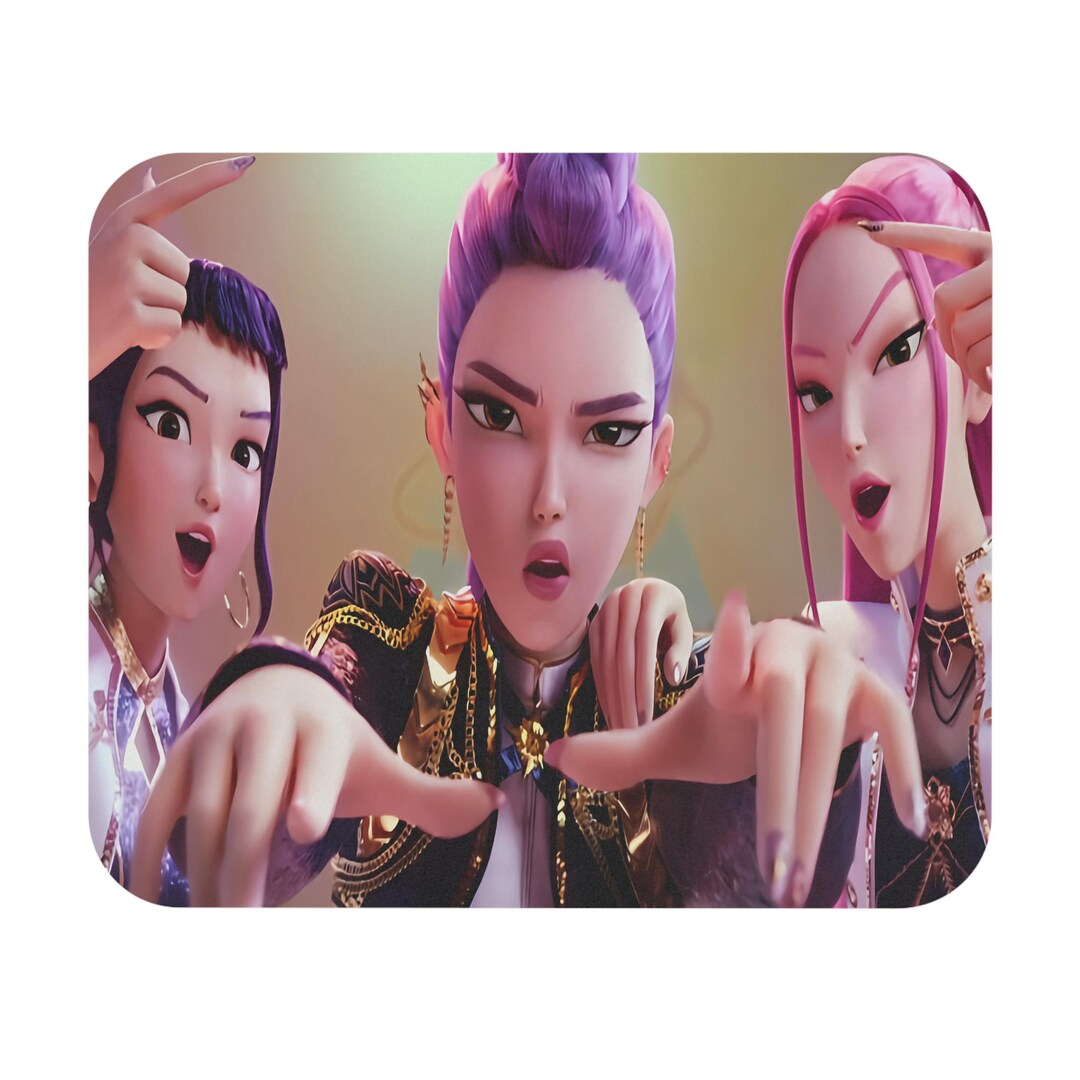 Kpop Demon Hunters HUNTRIX Lumi Mira Zoey Mouse Pad - Etsy