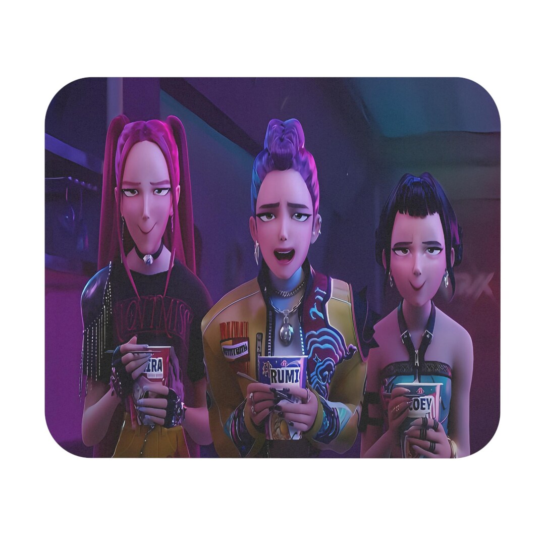 Kpop Demon Hunters HUNTRIX Lumi Mira Zoey Mouse Pad - Etsy