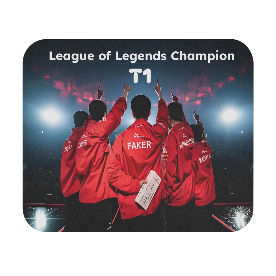 T1 Faker League of Legends Champion Mouse Pad - Etsy