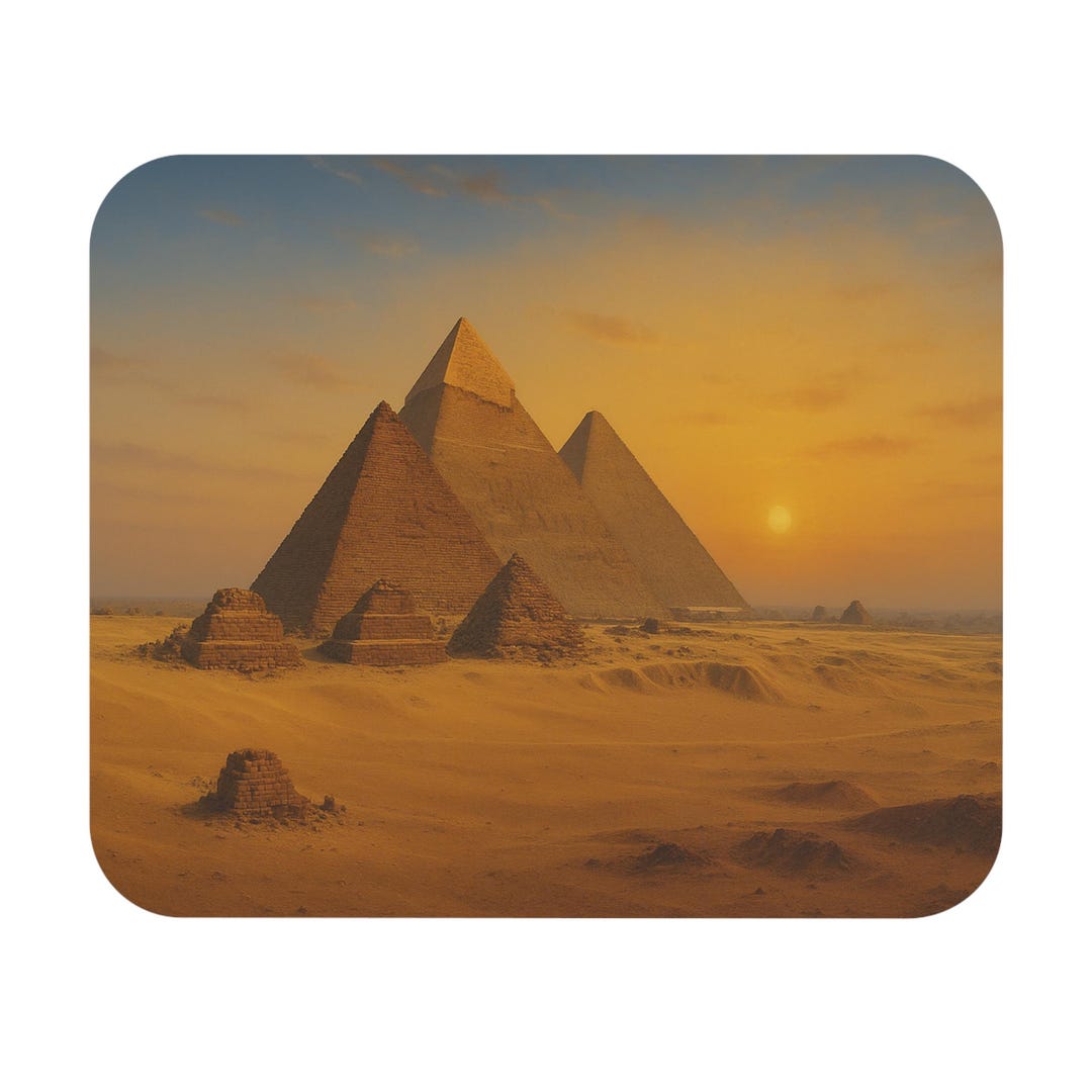 Panoramic Desert Pyramid Mouse Pad - Etsy