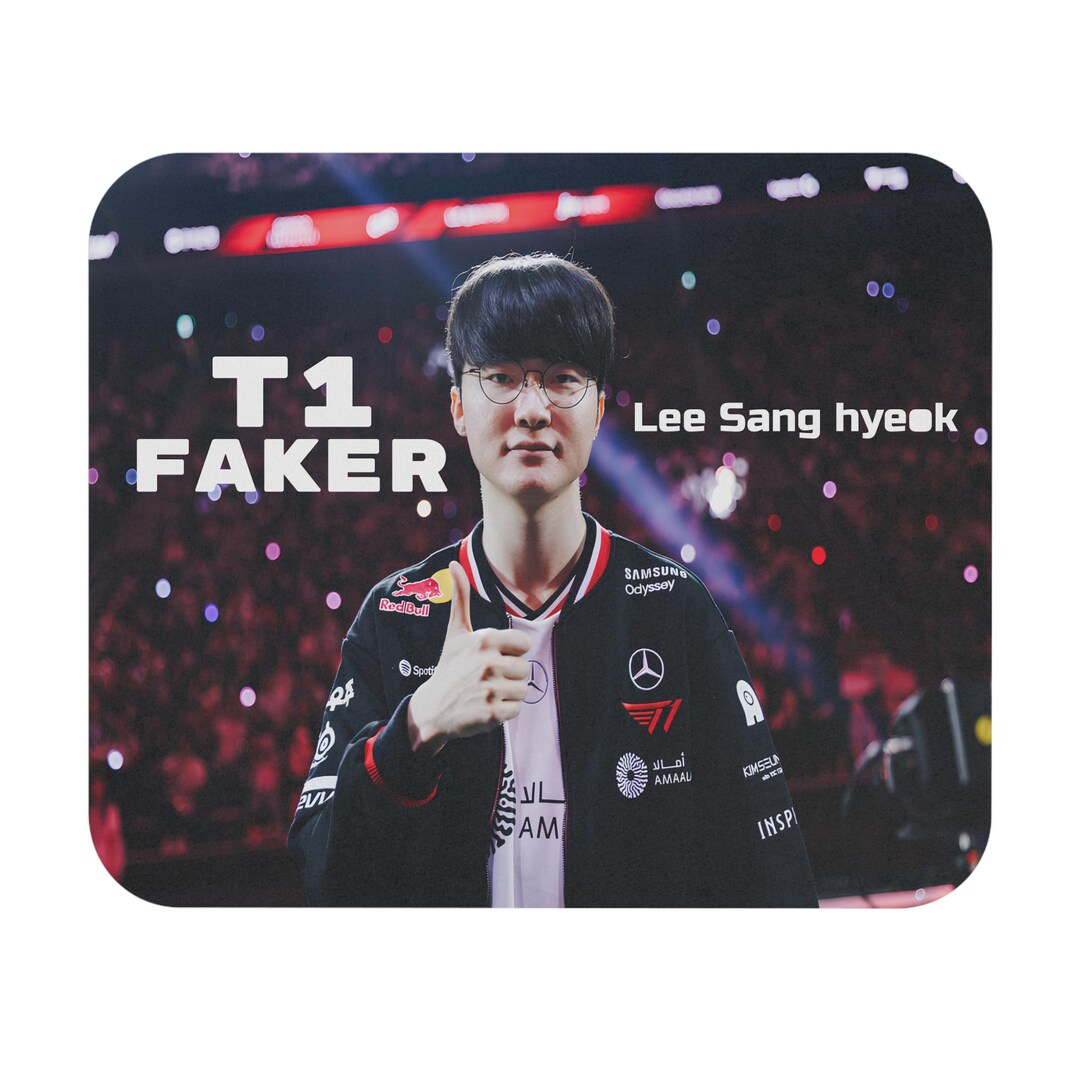 T1 Faker League of Legends Champion Mouse Pad - Etsy