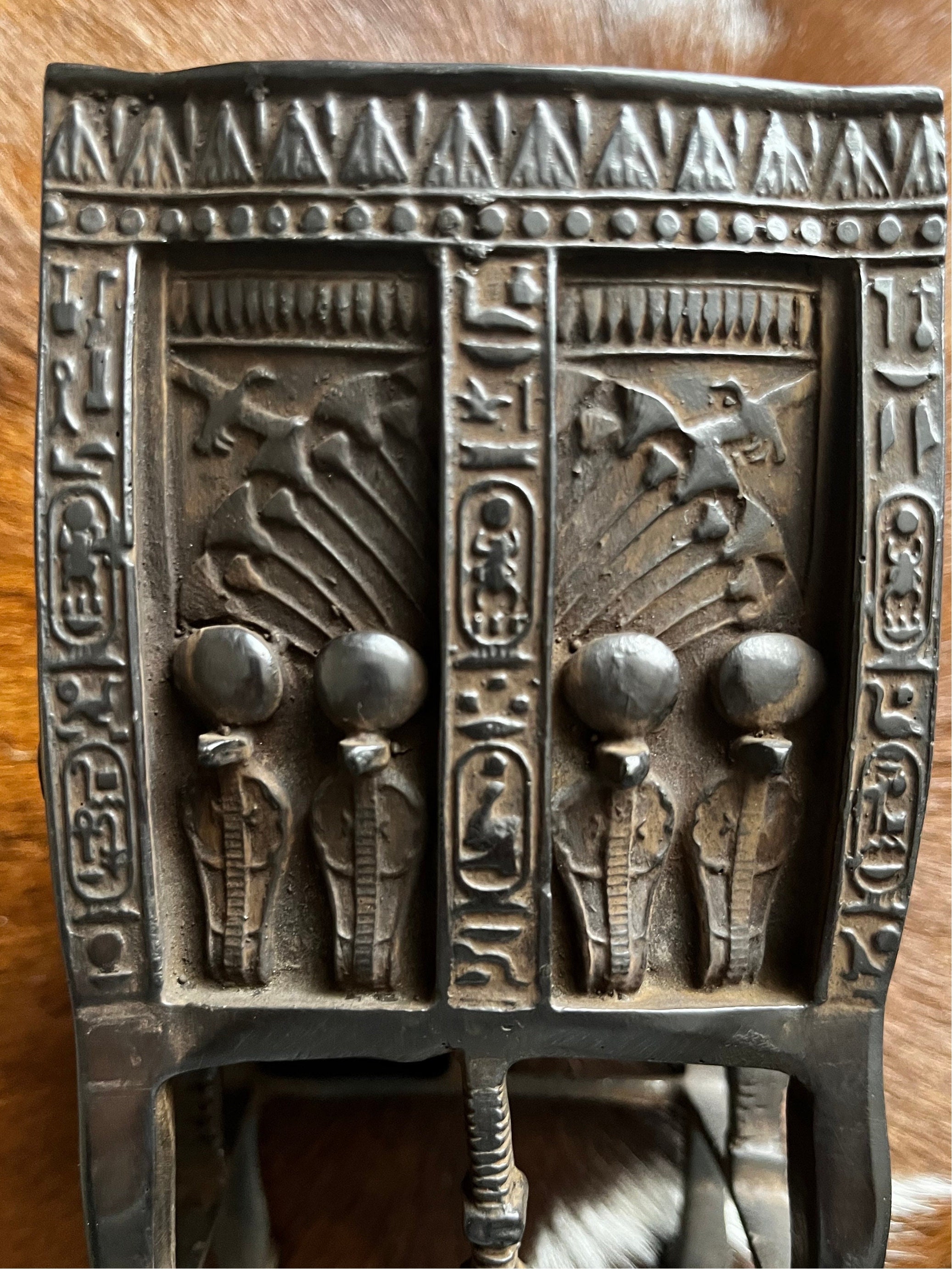 The Original Antique Pharaonic Throne Miniature Chair Replica of King ...