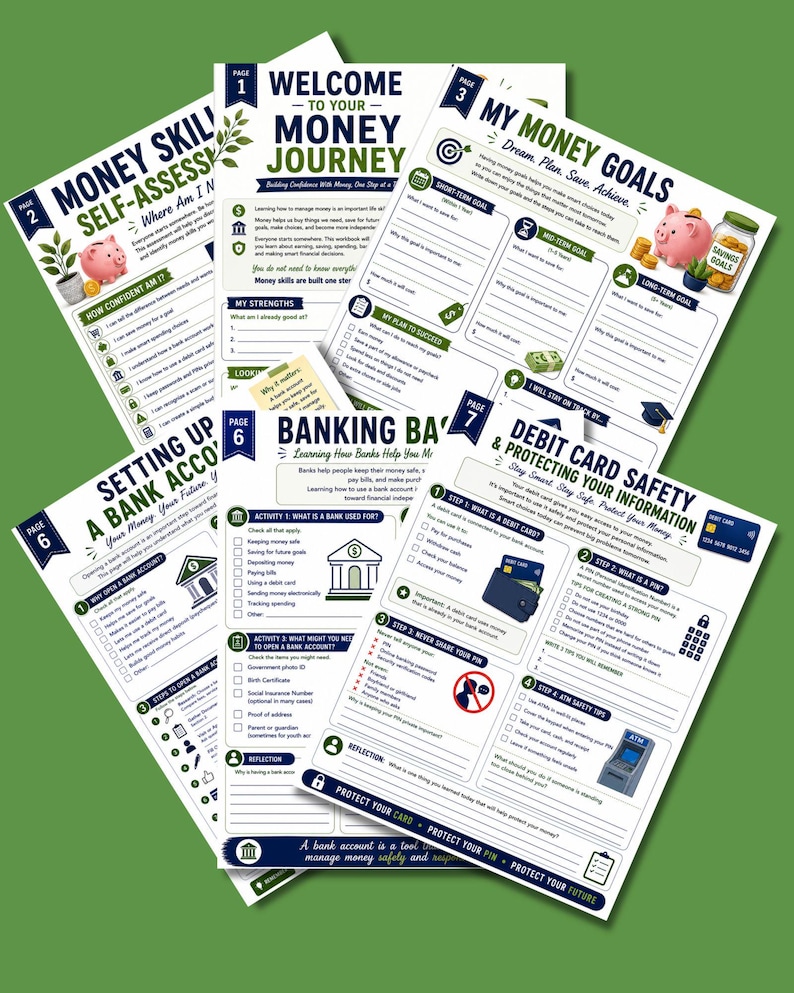 Life Skills Money Workbook for Teens & Young Adults | Budgeting ...