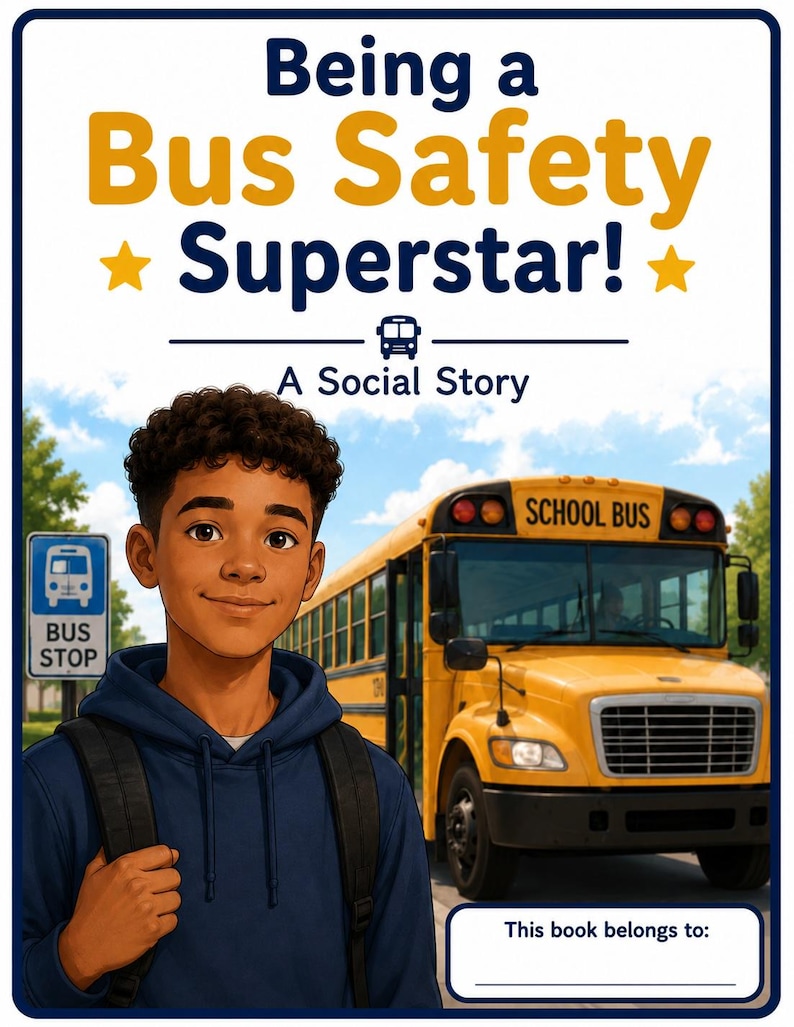 Bus Safety Social Story for Autism | Special Education Printable PDF ...
