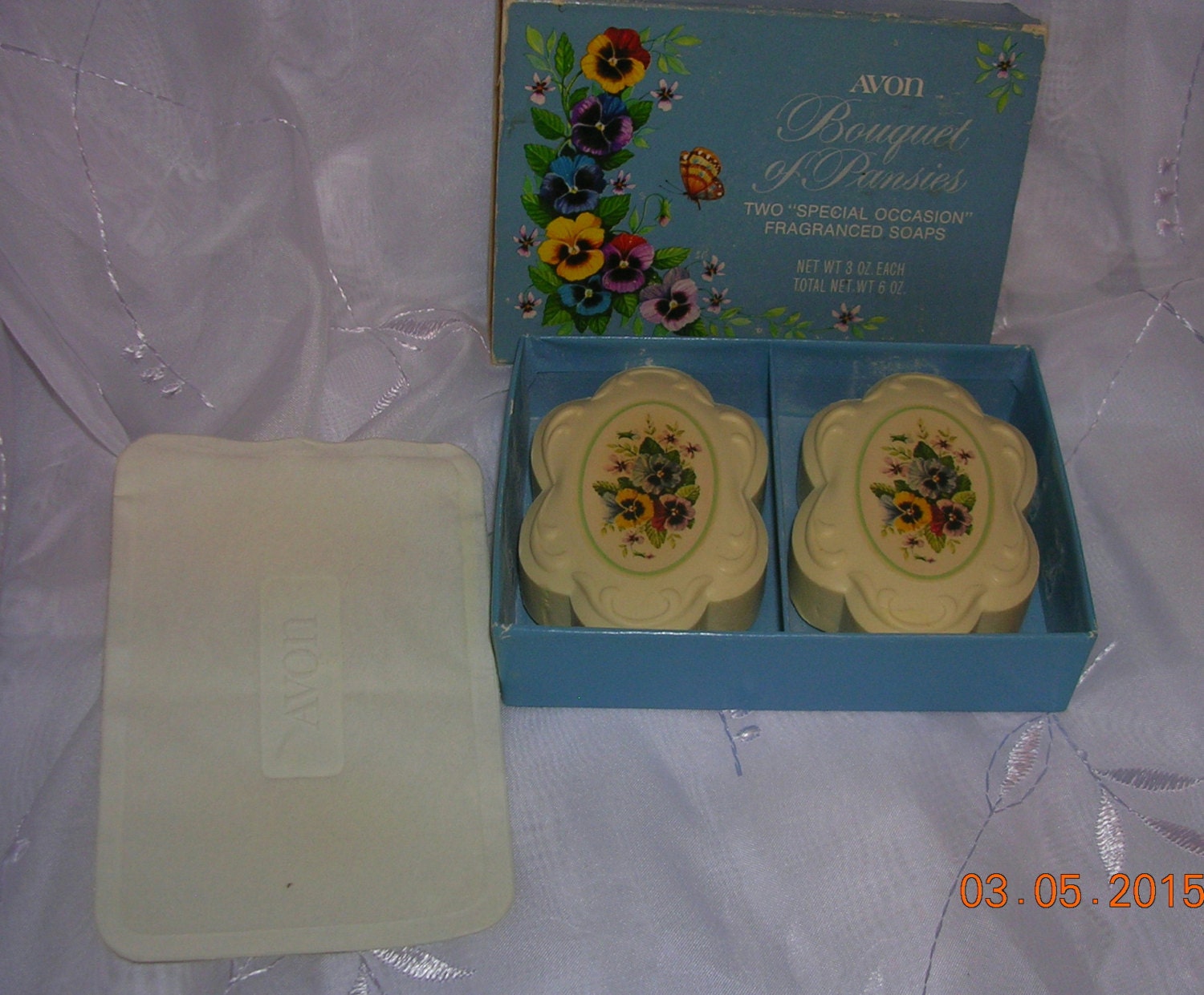 Avon Pansy Hostess Hand Soaps-2 in Box. - Etsy