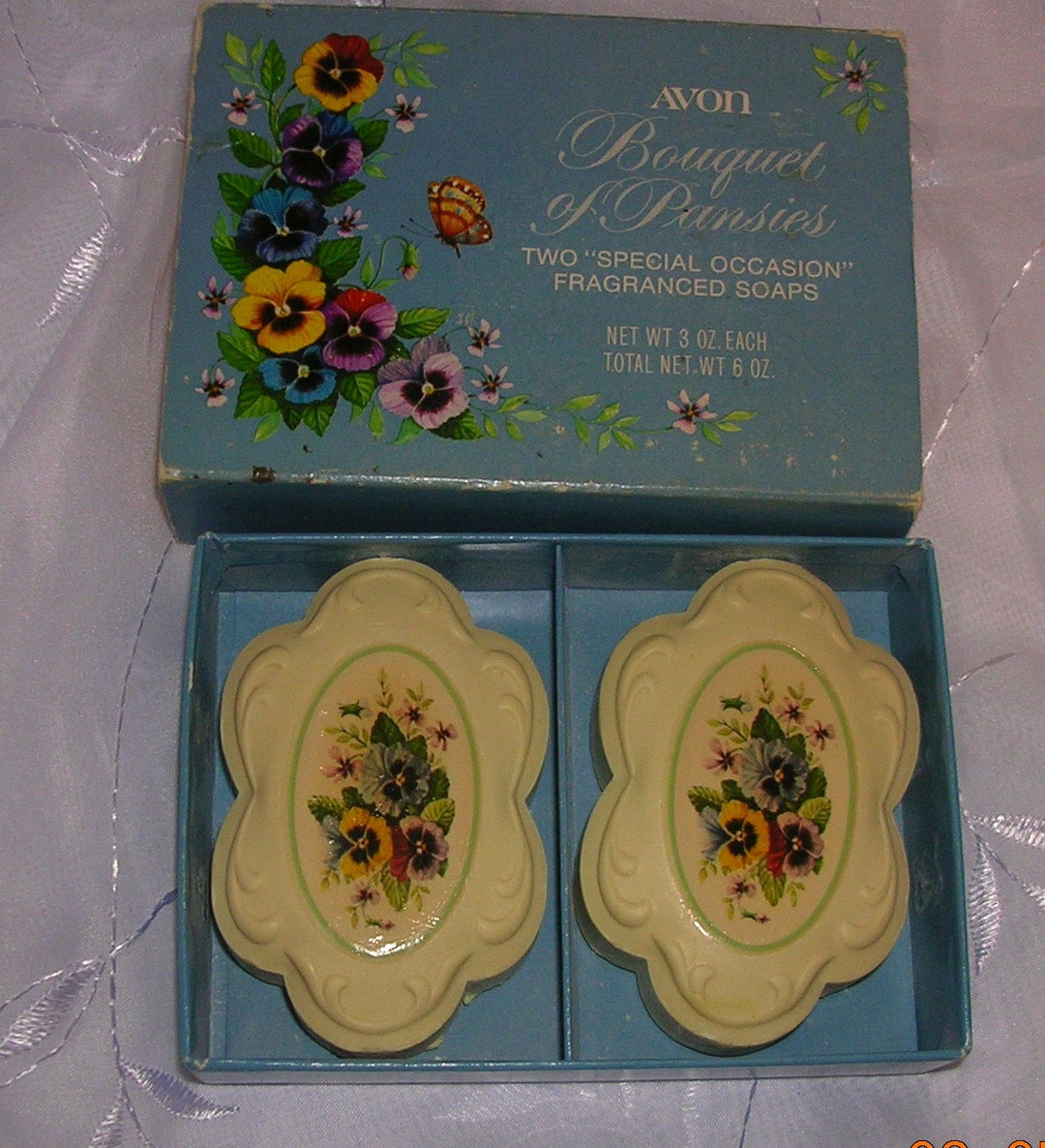 Avon Pansy Hostess Hand Soaps-2 in Box. - Etsy