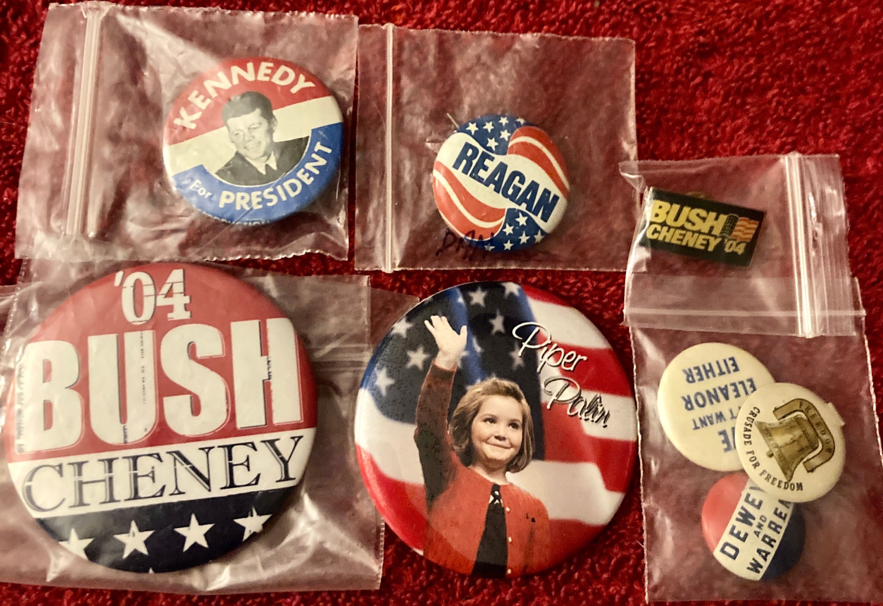 Vintage Political Pins - Etsy