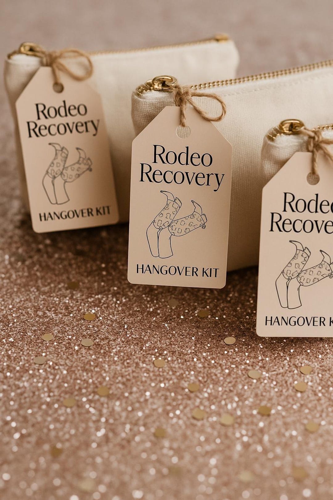 Rodeo Recovery Kit Tags: Printable Bachelorette Party Favors (digital ...