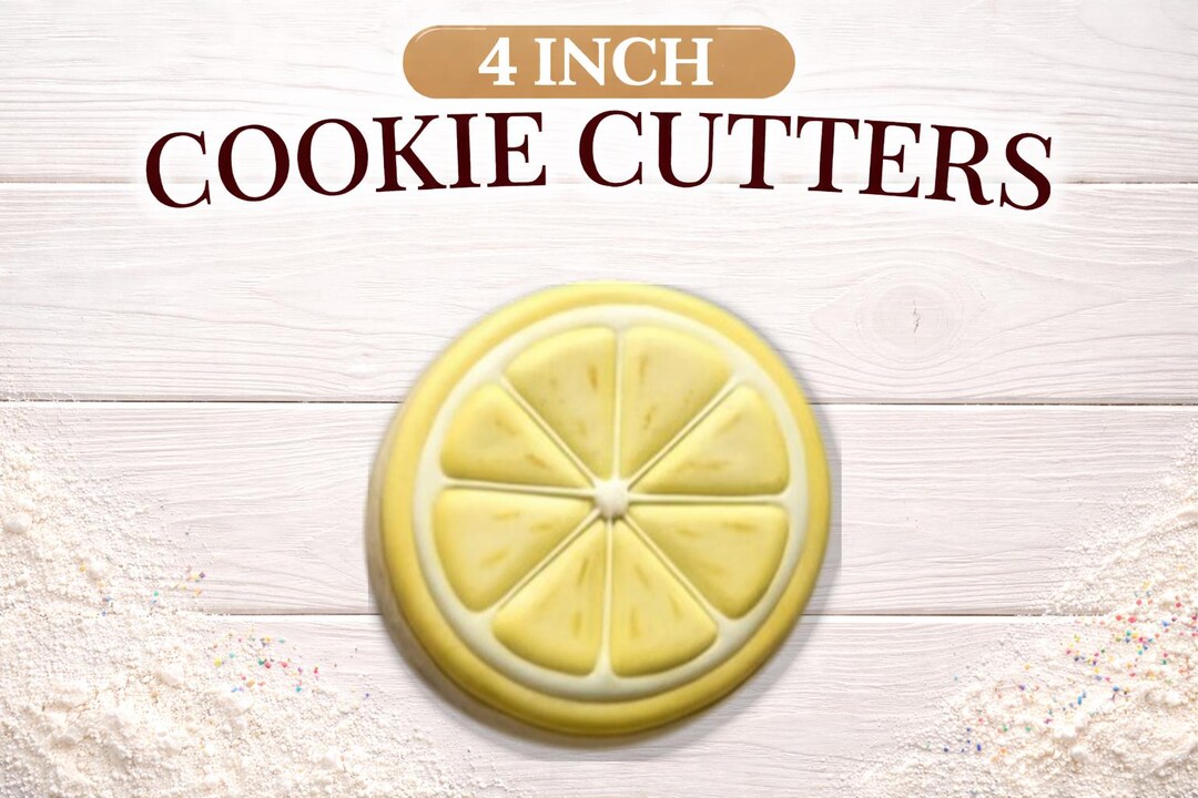 Lemon Cookie Cutter | 3D Printed Cutter | Made to Order - Etsy