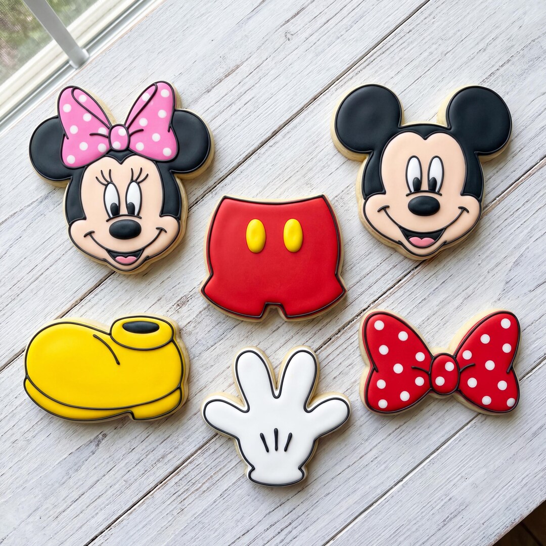 Mouse Cookie Cutters – Disney Birthday Sugar Cookies – Kids Party ...