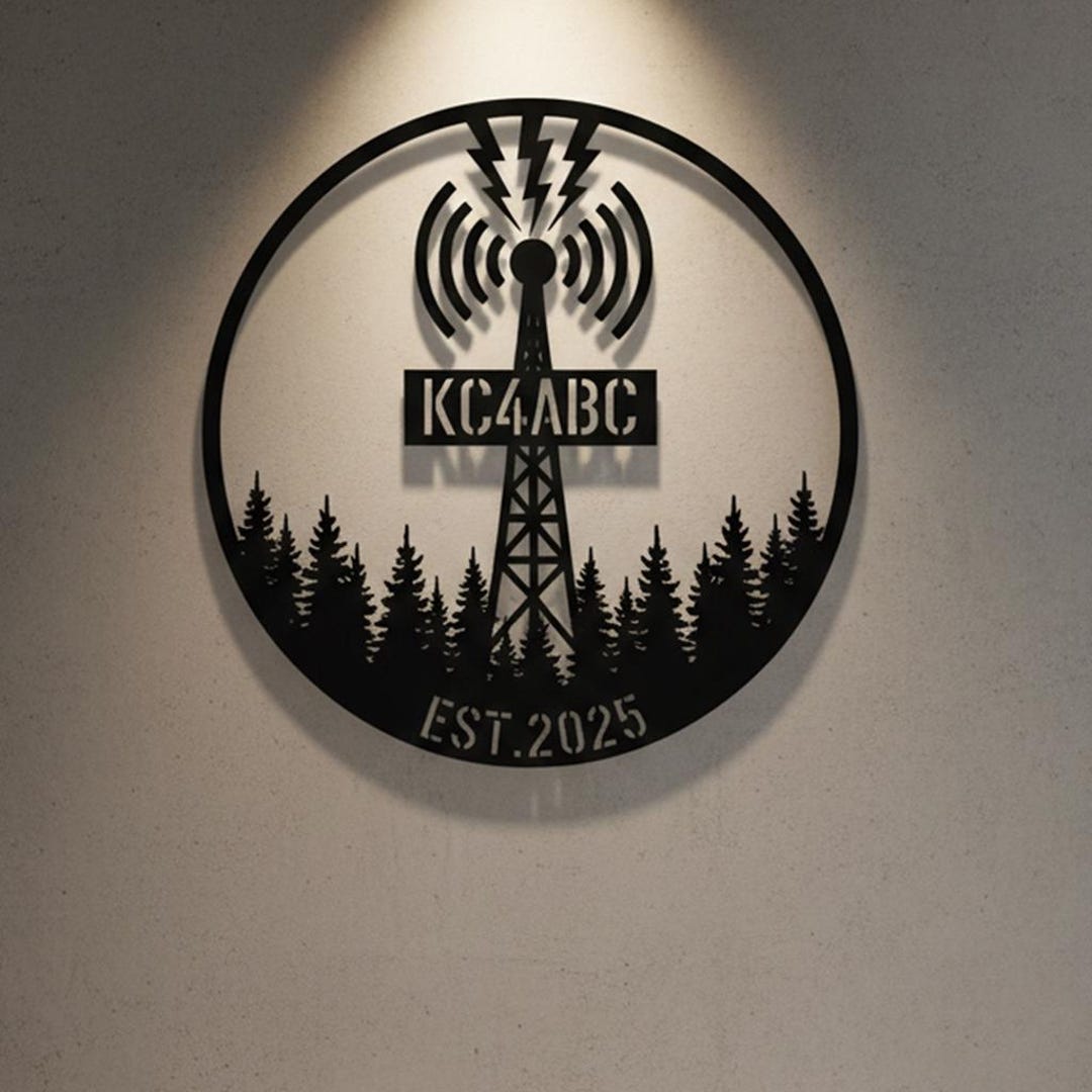 Personalized Ham Radio With LED Lights, Amateur Radio Gifts, Custom ...