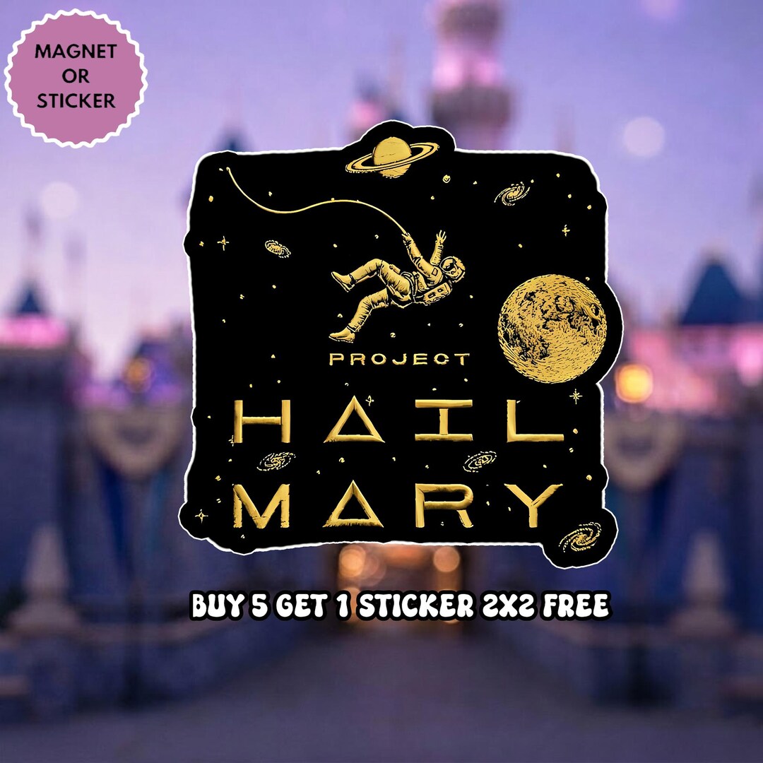 Project Hail Mary Sticker / Car Magnet, Sci-fi Movie Crewneck, Andy ...
