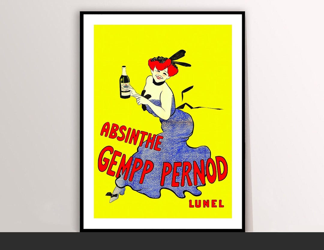 Absinthe Gempp Pernod Vintage Poster by Leonetto Cappiello Food&drink ...