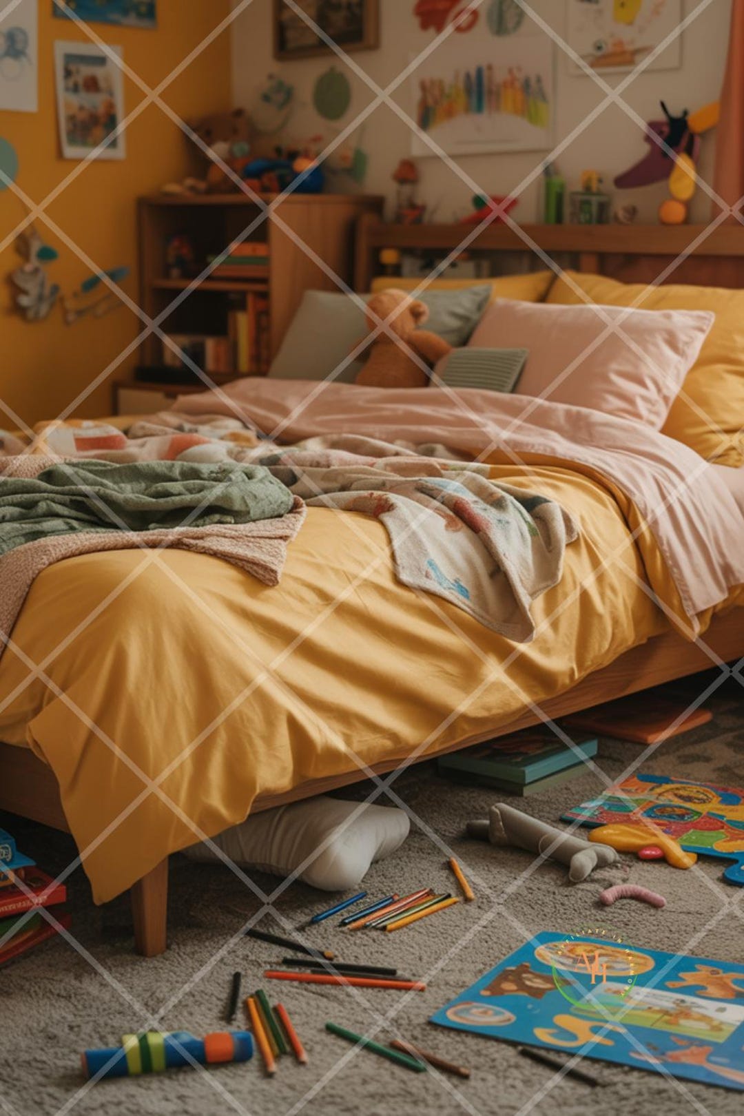 Autism Aesthetic Digital Image | Messy Bed Comfort & Cozy Chaos - Etsy