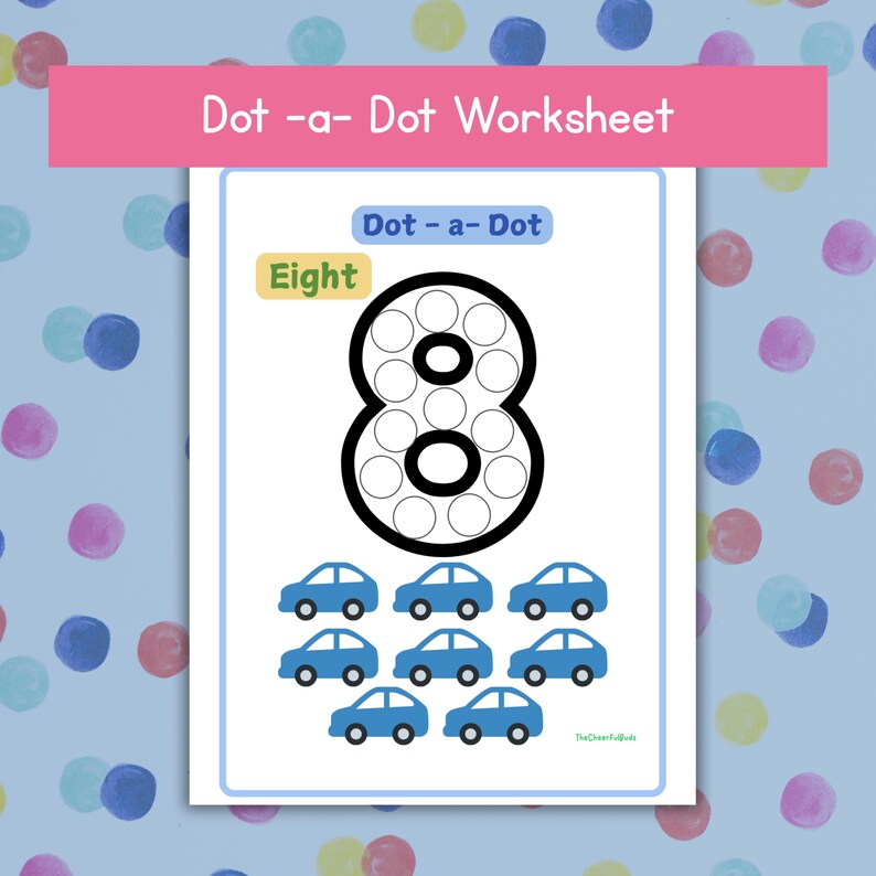 Dot a Dot Activity, Dot a Dot Alphabet and Numbers, Printable Dot ...