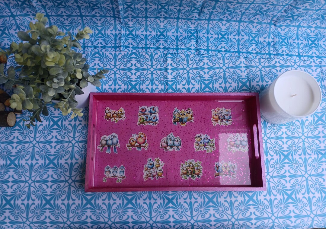 Medium Tray- Silly Birds - Etsy